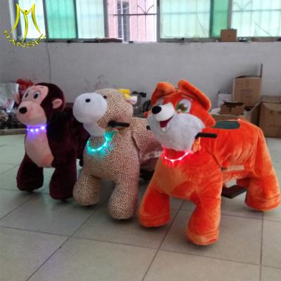 China Hansel  amusement park electric walking coin operated kiddie ride on animals for sale
