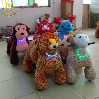 China Hansel  cheap rideable animal horse toys coin operated battery animal scooter in mall for sale