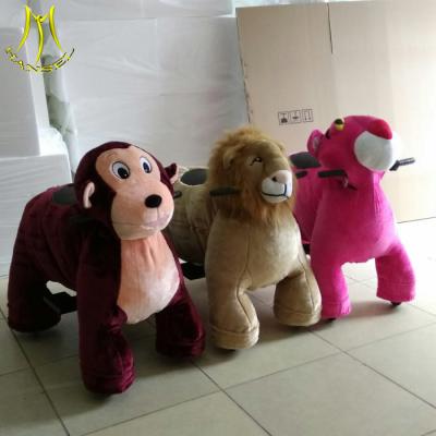 China Hansel  shopping mall walking ride on animal toy animal robot rides for sale for sale