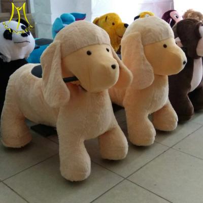 China Hansel plush walking animal electric joy ride sale amusement zoo ride for mall for sale