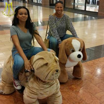 China Hansel plush electrical animal toy go cart frame mechanical horse kids rides for sale for sale