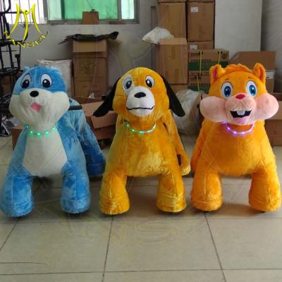 China Hansel amusement commercial games electric walking stuffed animal toy ride for sale