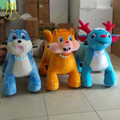 China Hansel coin operated mall ride on battery operated animal toy rides for sale
