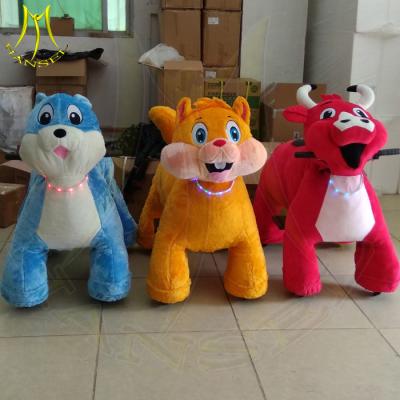 China Hansel amusement park walking coin operated children ride on toy car for sale