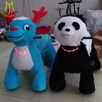China Hansel walking battery animal kids electric rides on animal for shopping mall for sale
