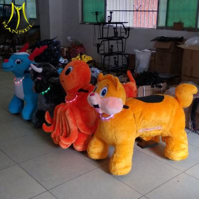 China Hansel commercial walking animal toy ride electric animal mountable toys for sale