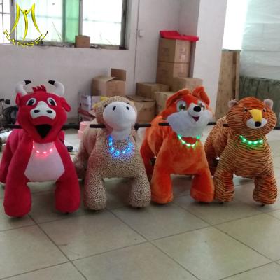 China Hansel  4 wheel zippy battery animal kids ride on zoo animals kiddie ride dinosaur park for sale