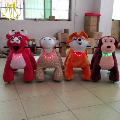 China Hansel shopping mall indoor rides electric animal scooters for amusement park equipment rides for sale