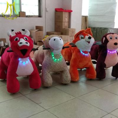 China Hansel  lovely zoo riders electric dinosaur ride on animal toy animal scooter ride for sale