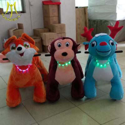 China Hansel wholesale walking coin operated amusement park supplies  riding animal products for sale