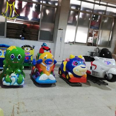 China Hansel fiberglass fish amusement park games train kiddie rides for sale for sale