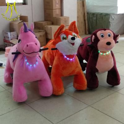 China Hansel high qaulity animal electric mountable for children electrical animal toy car for mall for sale