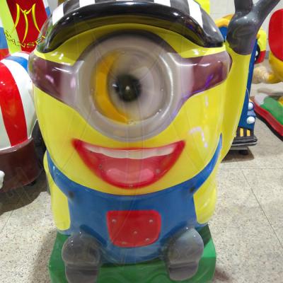China Hansel electronci game machine coin operated fiberglass kiddie rides for sale