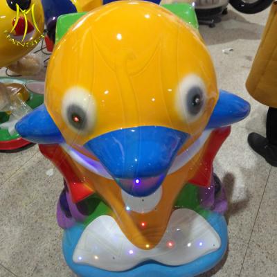 China Hansel electronic fiberglass token operated amusement kiddie ride for sale for sale