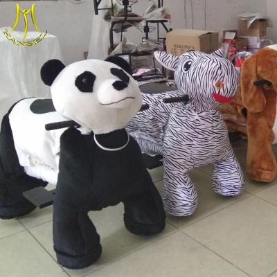China Hansel   safari animals toys electric zebra ride kids animal battery scooters in mall for sale