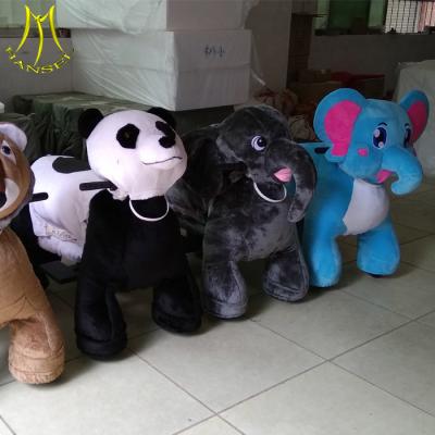 China Hansel battery power animal scooter kid and adult ride on horse walking toy animals for sale