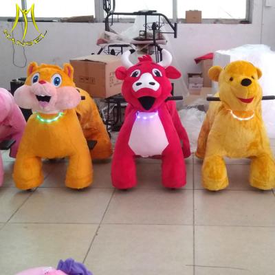 China Hansel   coin operated games electric stuffed animals adults can ride for sale