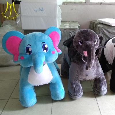 China Hansel  hot selling entertainment kids rideable electric motorized animals for sale