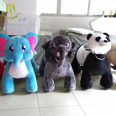China Hansel outdoor playground unicorn scooter amusement walking plush animal horse for sale