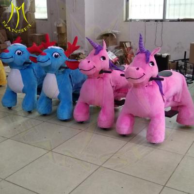 China Hansel walking zoo ride coin operated game kiddy animal toy ride for sale
