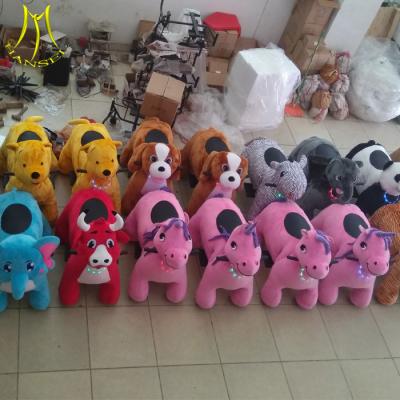 China Hansel  wholesale coin operated animal car for mall animal amusement park equipment for sale