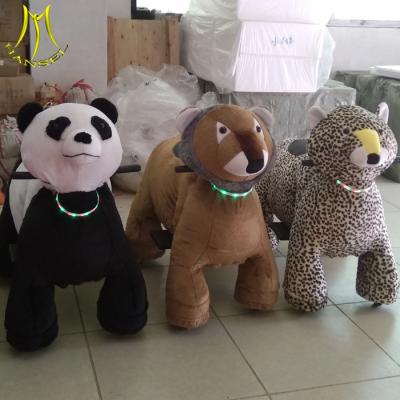China Hansel Walking animal scooterplush electronic kid riding horse toy shopping mall for sale