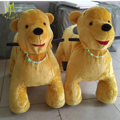 China Hansel  hot selling kids walking battery power ride on stuffed animals for sale