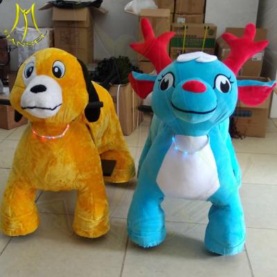 China Hansel amusement park walking kids rideable electric motorized animal for sale for sale