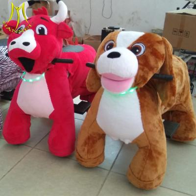 China Hansel  shopping mall kids coin operated electric scooter riding animals wheels electric for sale