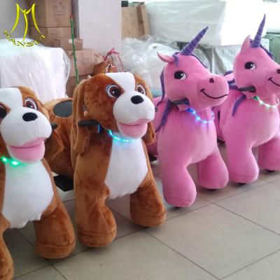 China Hansel entertainment zoo rider toy to kids battery operated animal walker motorized go karts for sale