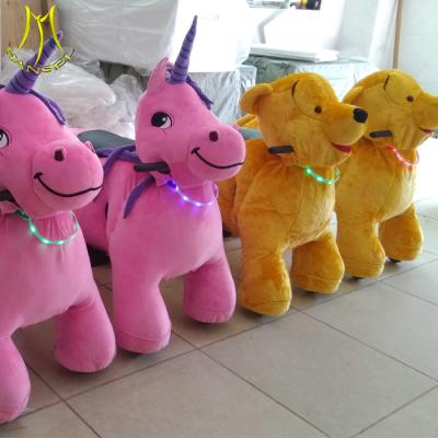 China Hansel high quality coin operated toys game machine animals battery motorized animals bike for sale
