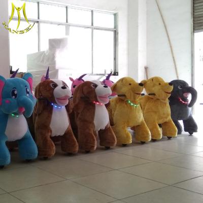 China Hansel battery operated panda electric ride for rental party kids walking kiddie rides for sale
