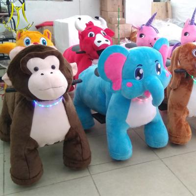China Hansel  happy battery zippy animal monkey rides battery operated animal 4 wheel electric bike for sale