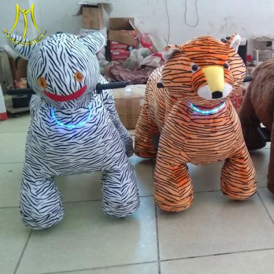 China Hansel 2018 kids fun bull ride machine animal entertainment plush ride for mall for sale