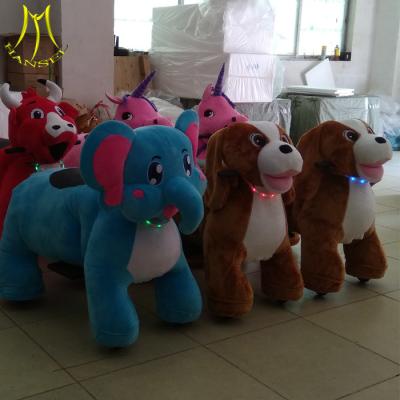 China Hansel  children electric coin operated ride toy animal mall scooters for sale