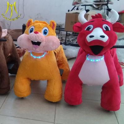 China Hansel   2018 latest dinosaur for kids scooter electronic children animal kiddie rides for sale
