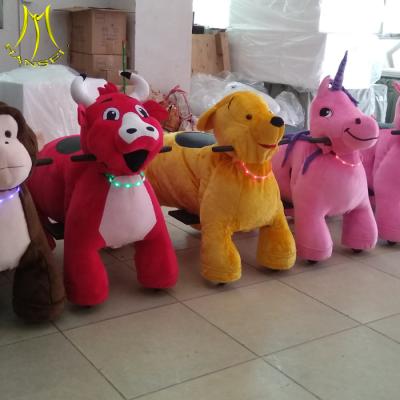 China Hansel   hot selling indoor kiddy rides walking animal playground scooter for sales for sale