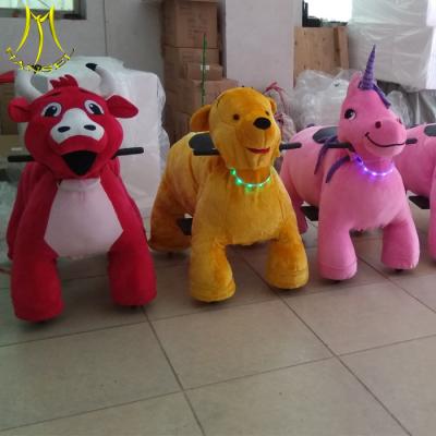 China Hansel commercial  children amusement cars rides kiddie ride on electric animals for sale