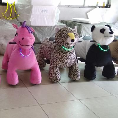 China Hansel hot children Zoo animals toys battery powered walking pets animal electric ride for sale