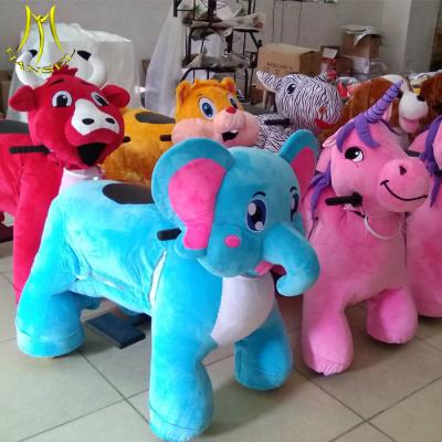 China Hansel shopping mall children plush motorized animals fun fair equipment for sale for sale