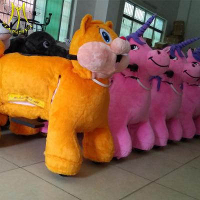 China Hansel wholesale electric animal scooter panda coin operated battery scooter for sale
