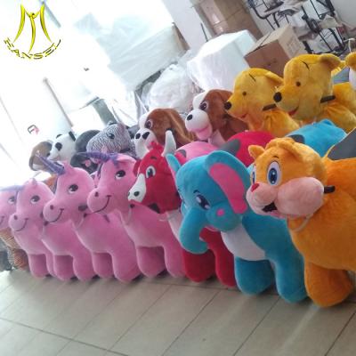 China Hansel adult pet mall riding animals for mall stuffed animal ride electric for sale