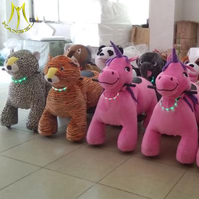 China Hansel  animal amusement park rides animal coin horse animal ride unicorn for sale