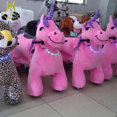 China Hansel new coin operated animal bike rides animals toy electric car in mall for sale