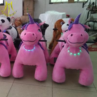 China Hansel  electronic kid riding car in shopping mall electric animal people ride on unicorn for sale for sale