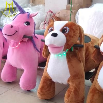 China Hansel  coin operated stuffed animal kids ride on electric cars with 150KG bearing capacity for sale