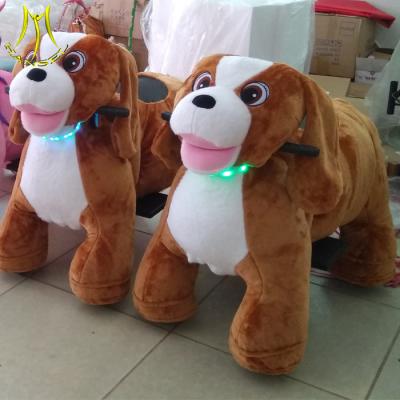 China Hansel plush rideable animal toy  animales montables electricos with battery for shopping mall for sale