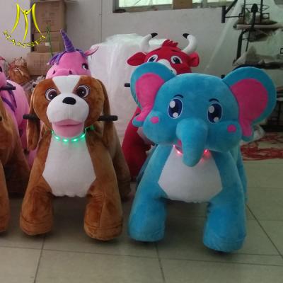 China Hansel  adult ride on toys stuffed animal indoor train ride for sales electric unicorn for sale