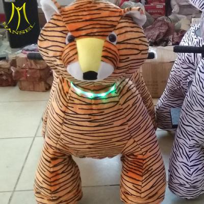 China Hansel walking animal plush power wheels ride on animal toy with coin operated for sale