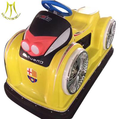 China Hansel  hot selling plastic battery operated used bumper car ride on  go kart for sale